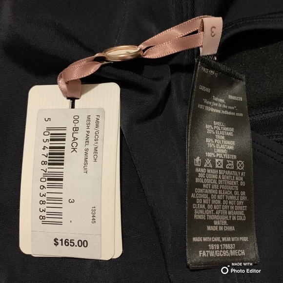 Ted Baker London | Swim | Ted Baker Mech Mesh Panel Swimsuit | Poshmark